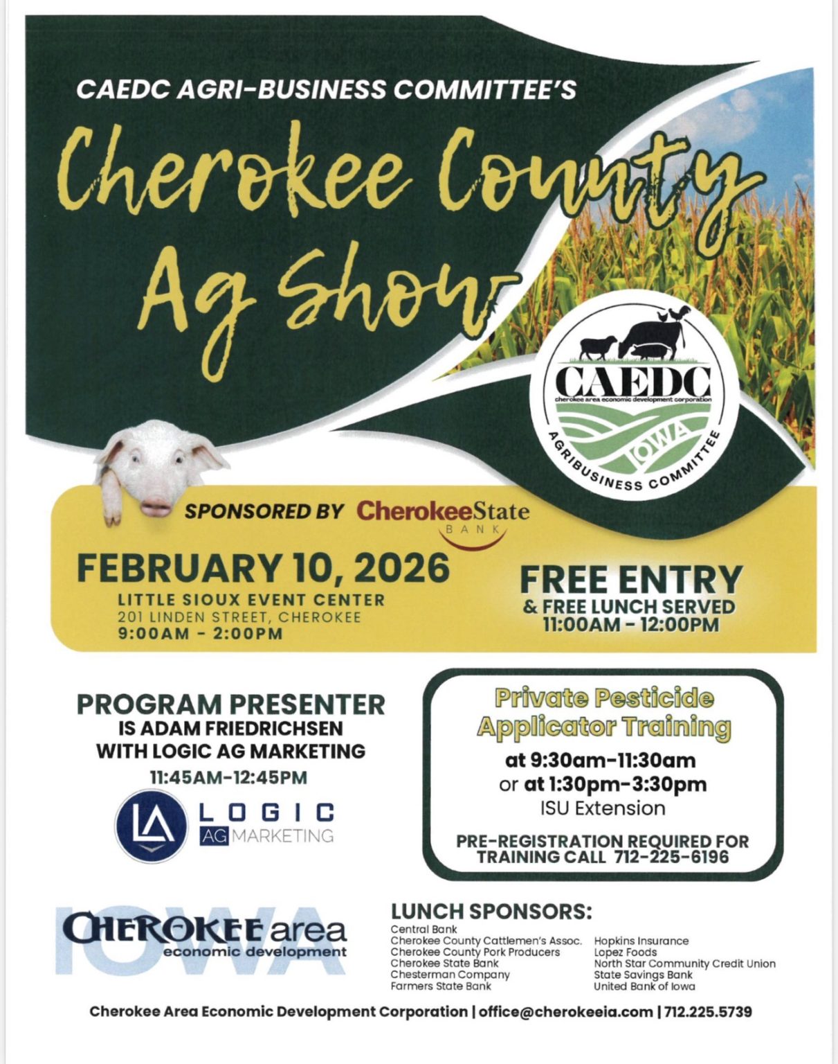 Cherokee County Ag Show – Cherokee Iowa